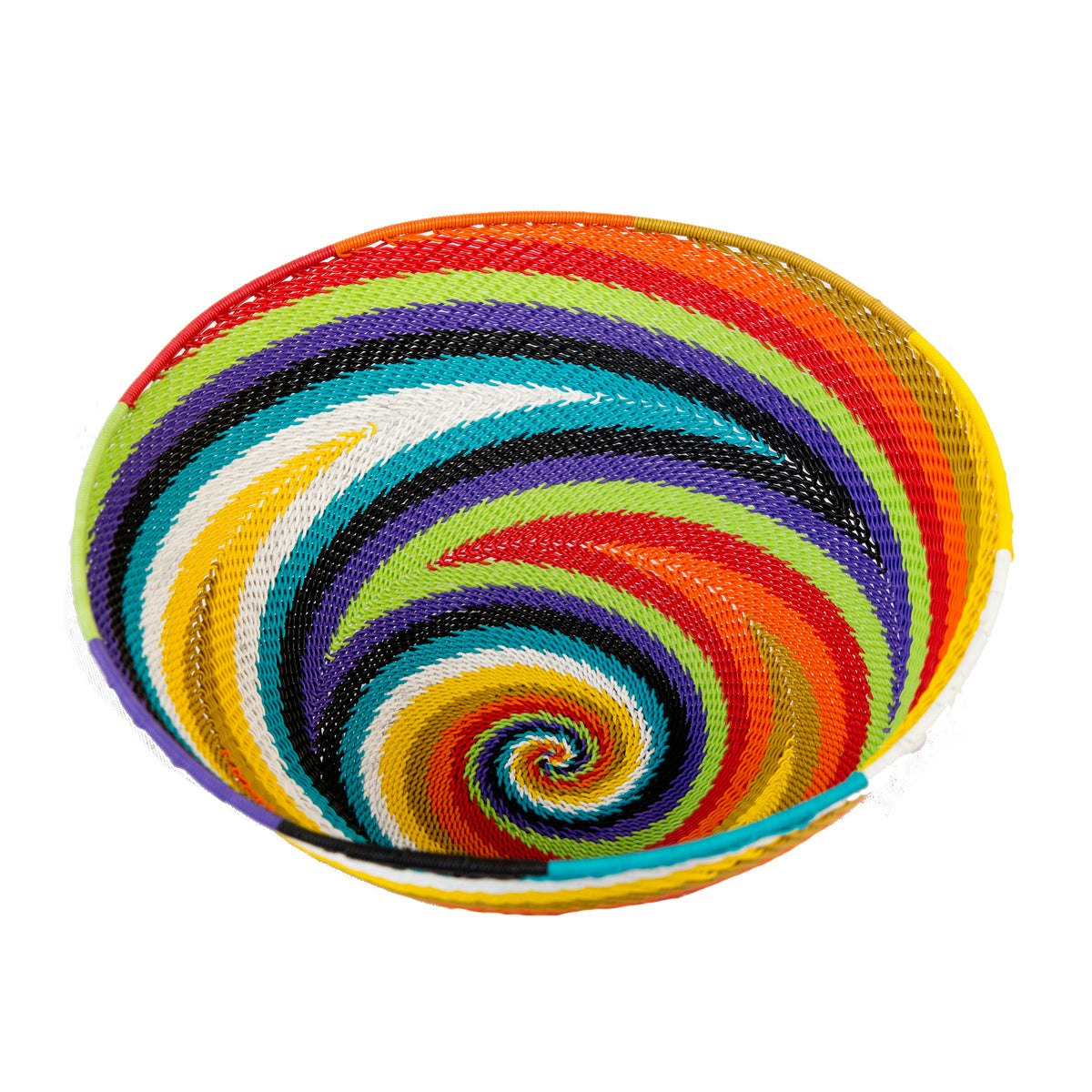 Zulu Telephone Wire Bowl Blue Tr18 19cm by botanicalboysuk - Fy