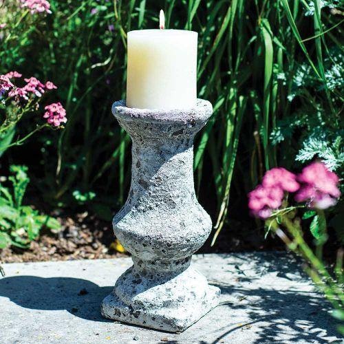 Stone Pillar Candle Holders by Distinctly Living - Fy